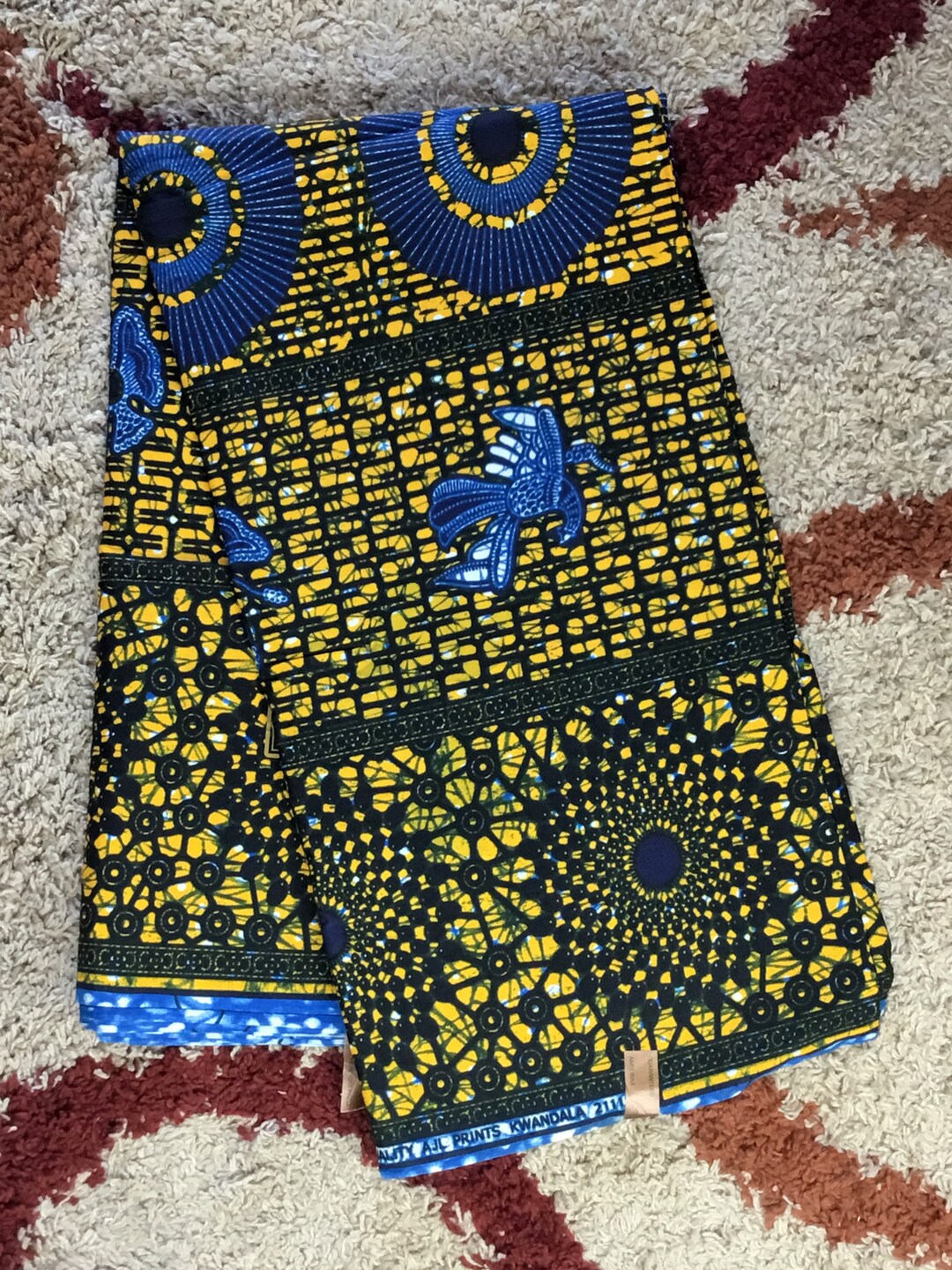 Patch Work Floral African Fabric/african Prints/ Ankara Fabric/ African ...