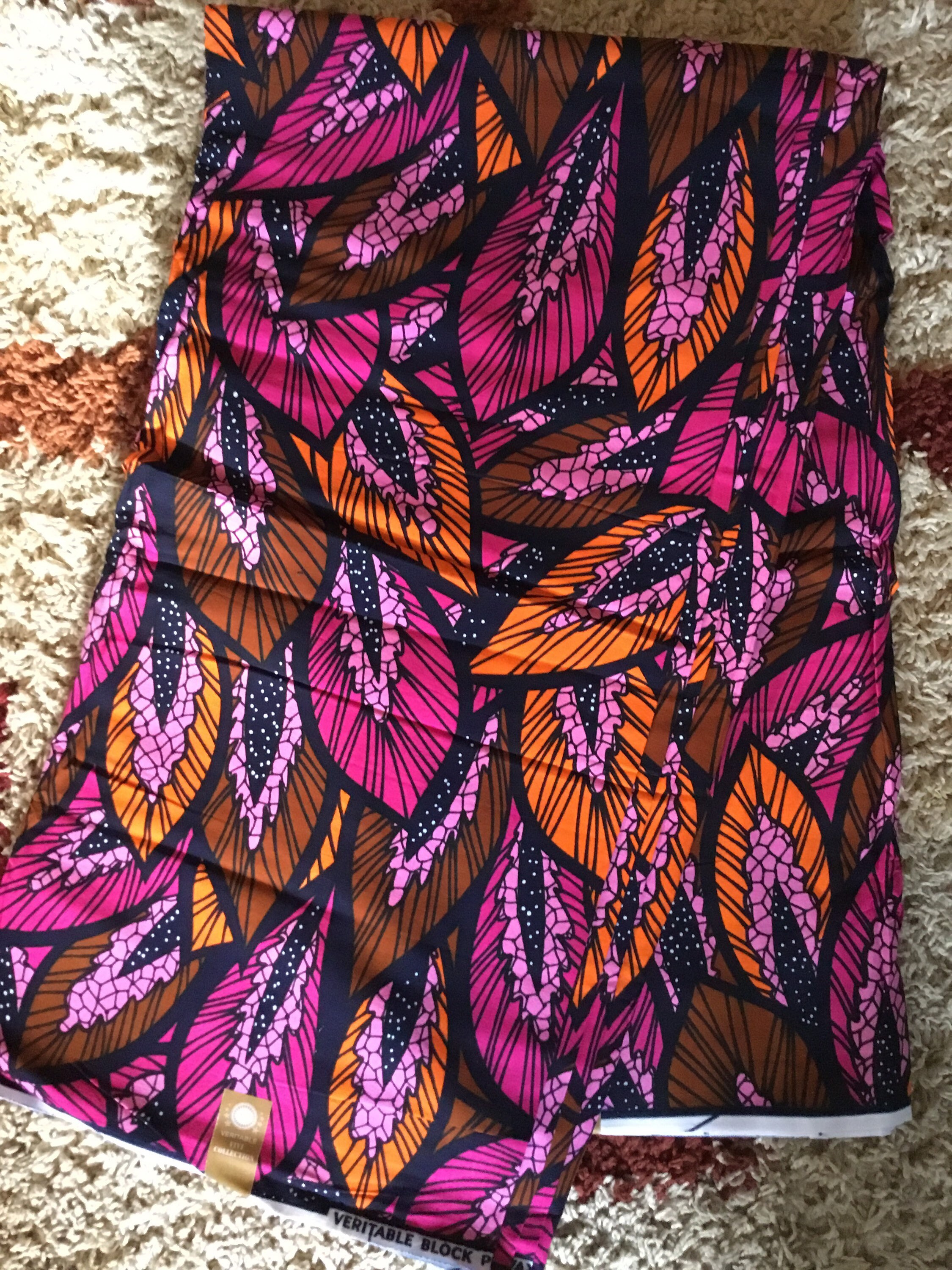 Pink African Fabric/African prints/ Ankara fabric/ African | Etsy