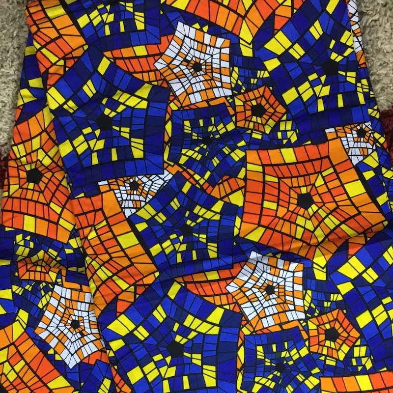 Orange African Print - Etsy