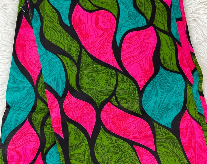 African Fabric/african Print Fabric/ankara-pink, Green Blue Color ...