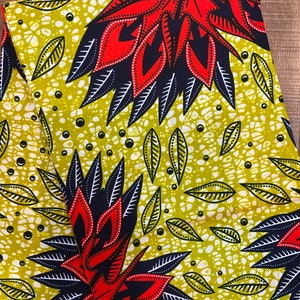 African Fabric/african Print Fabric/ankara-navy Blue Orang Color ...