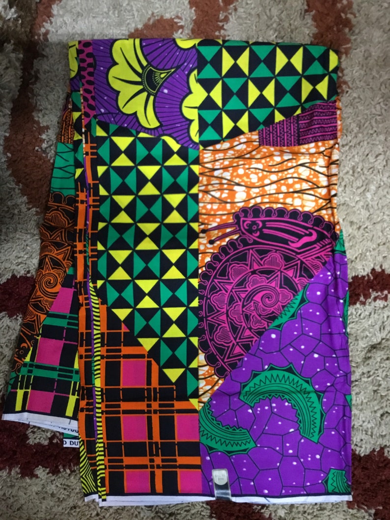 Patched Work African Fabric/african Prints/ Ankara Fabric/ | Etsy