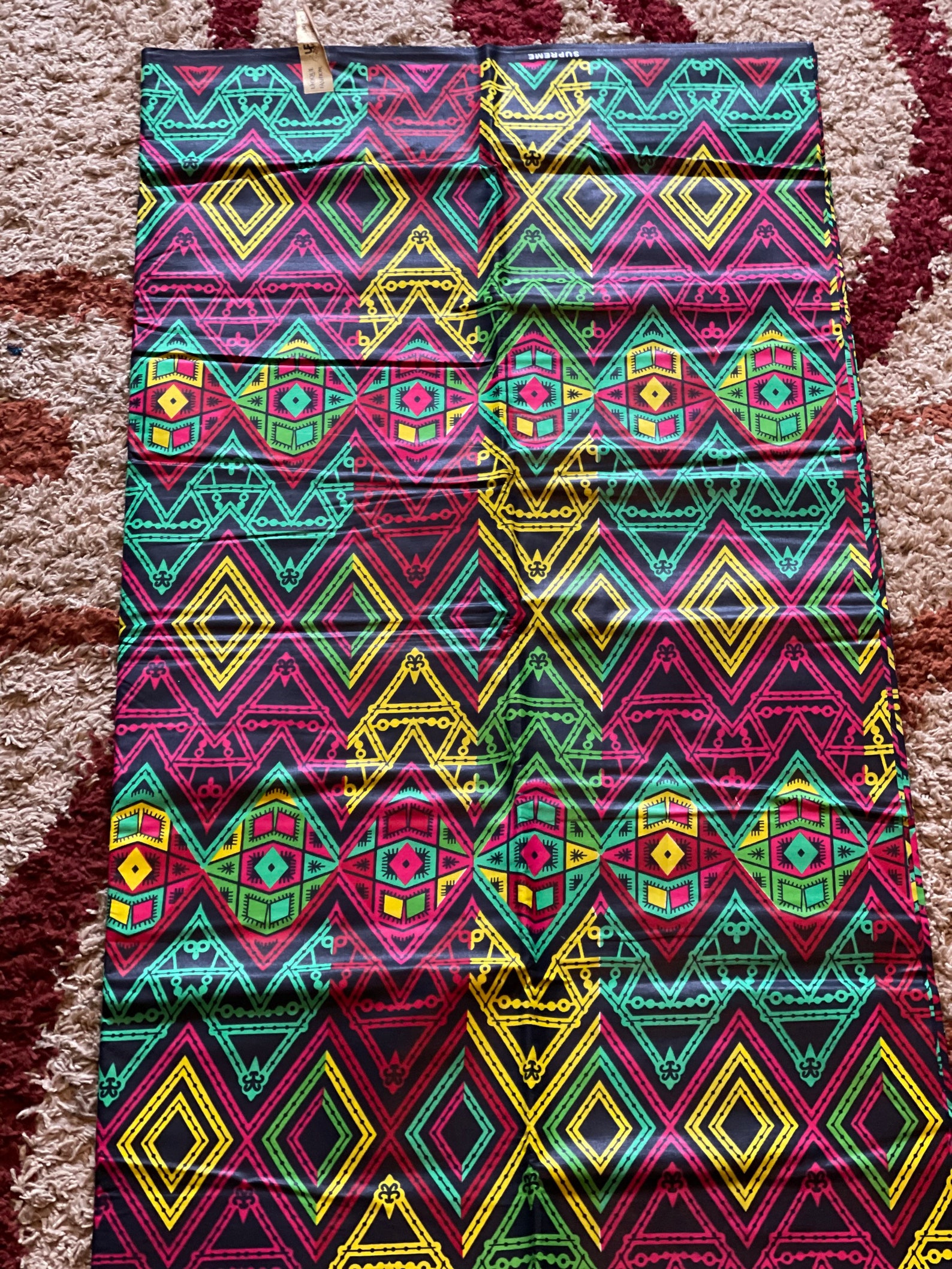 Pink African Fabric/african Prints/ Ankara Fabric/ African - Etsy