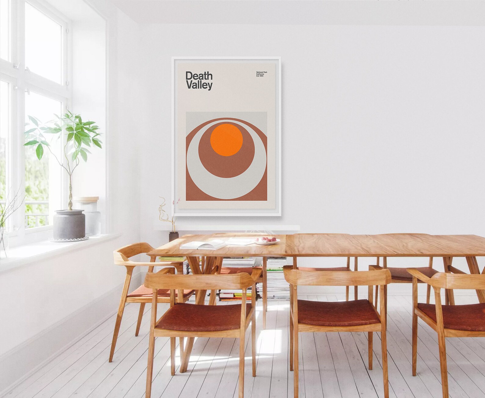 Death Valley National Park Mid-century Travel Poster Abstract - Etsy