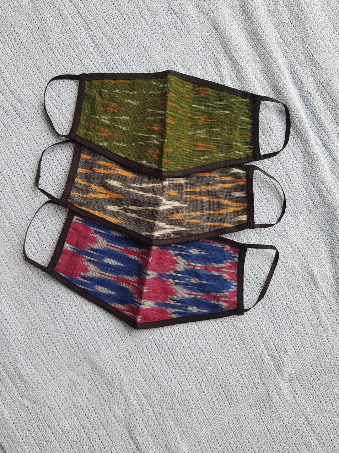 3 Pack, 3 Layer, Cotton Face Mask. XL Size, Would Suit a Wider Face ...