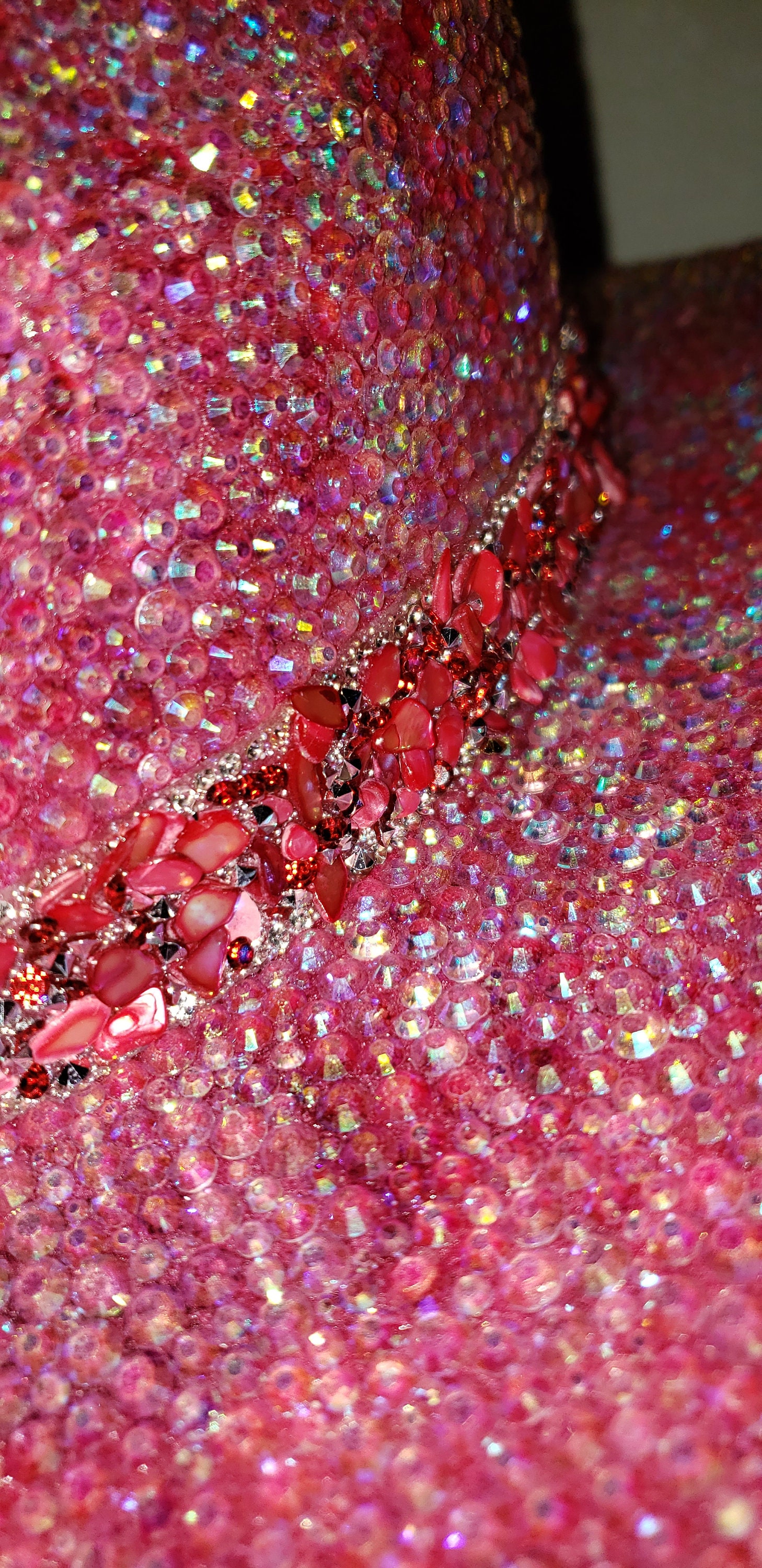 Rose Red Cowgirl Hat With AB Crystals - Etsy