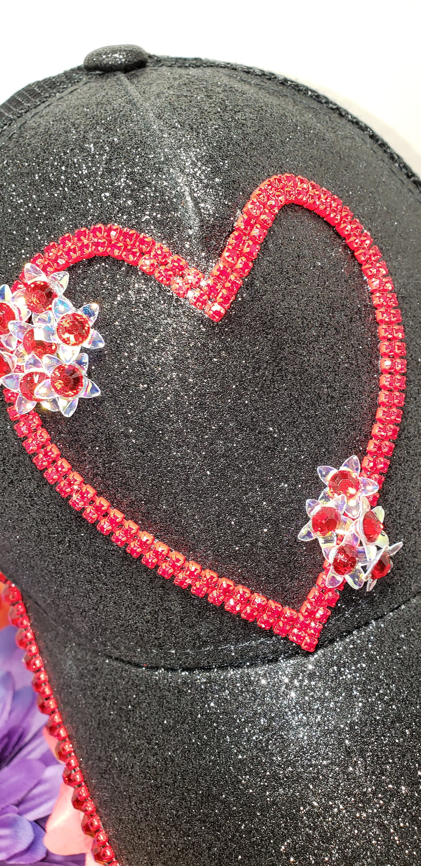 BIG RED HEART Cap - Etsy