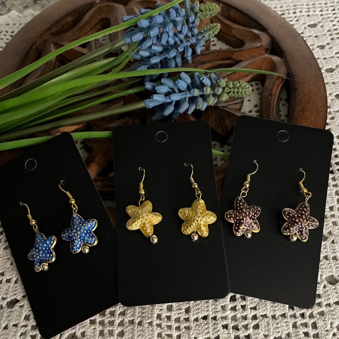 Starfish Earrings From My "under the Sea" Collection - Etsy