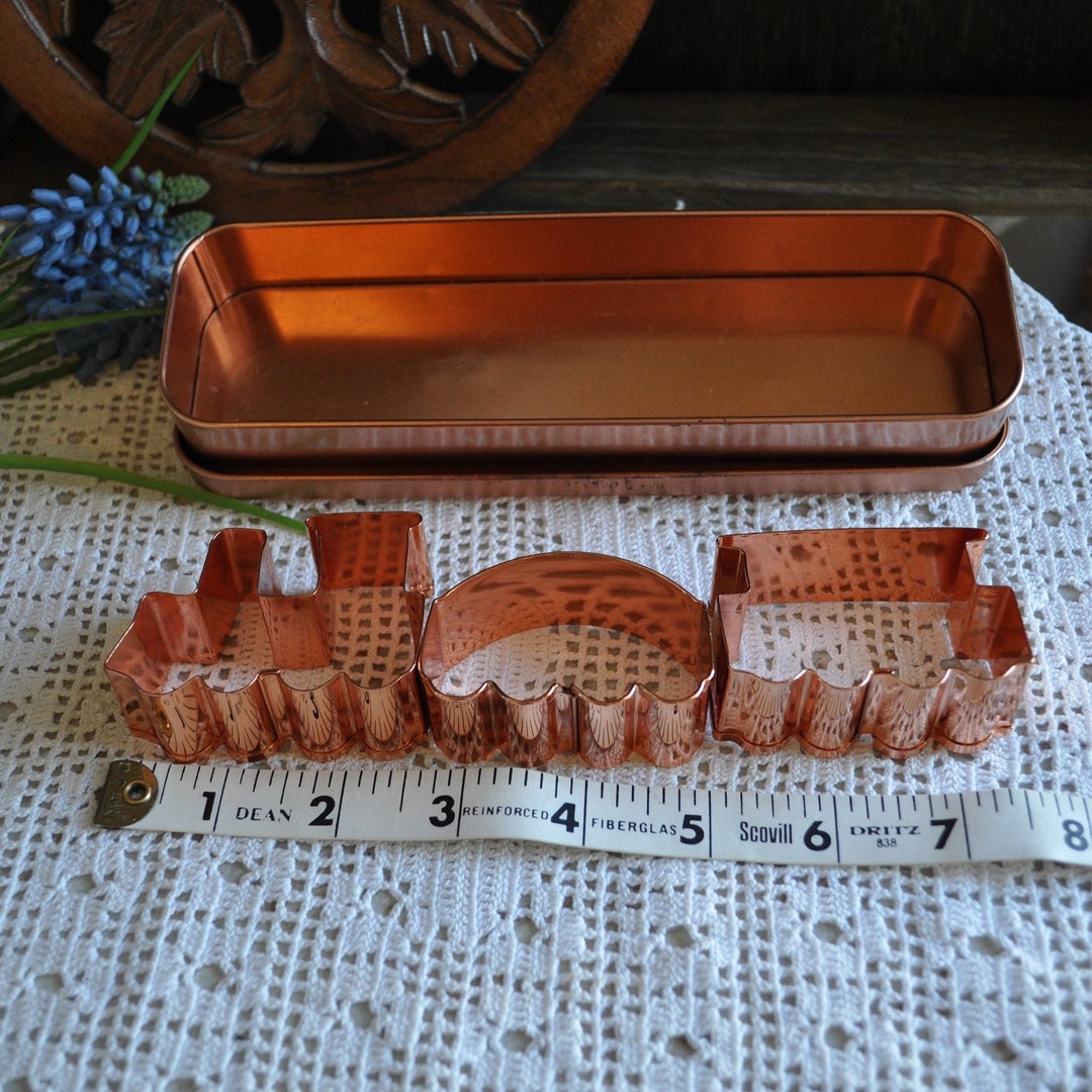 Copper Choo Choo Train Cookie Cutters in Tin - Etsy