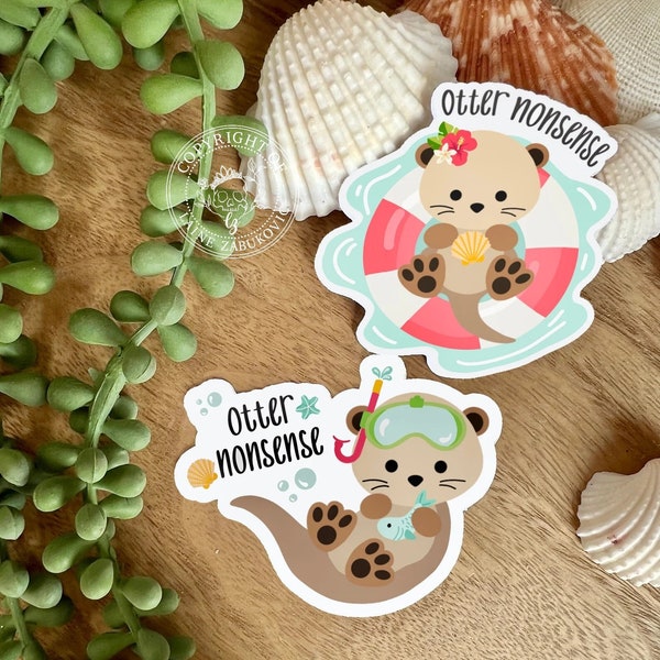 Otter Decal - Etsy