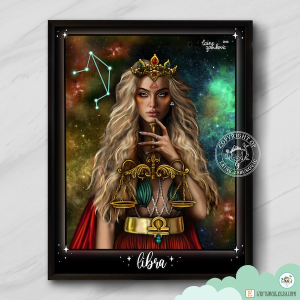 Libra Art - Etsy