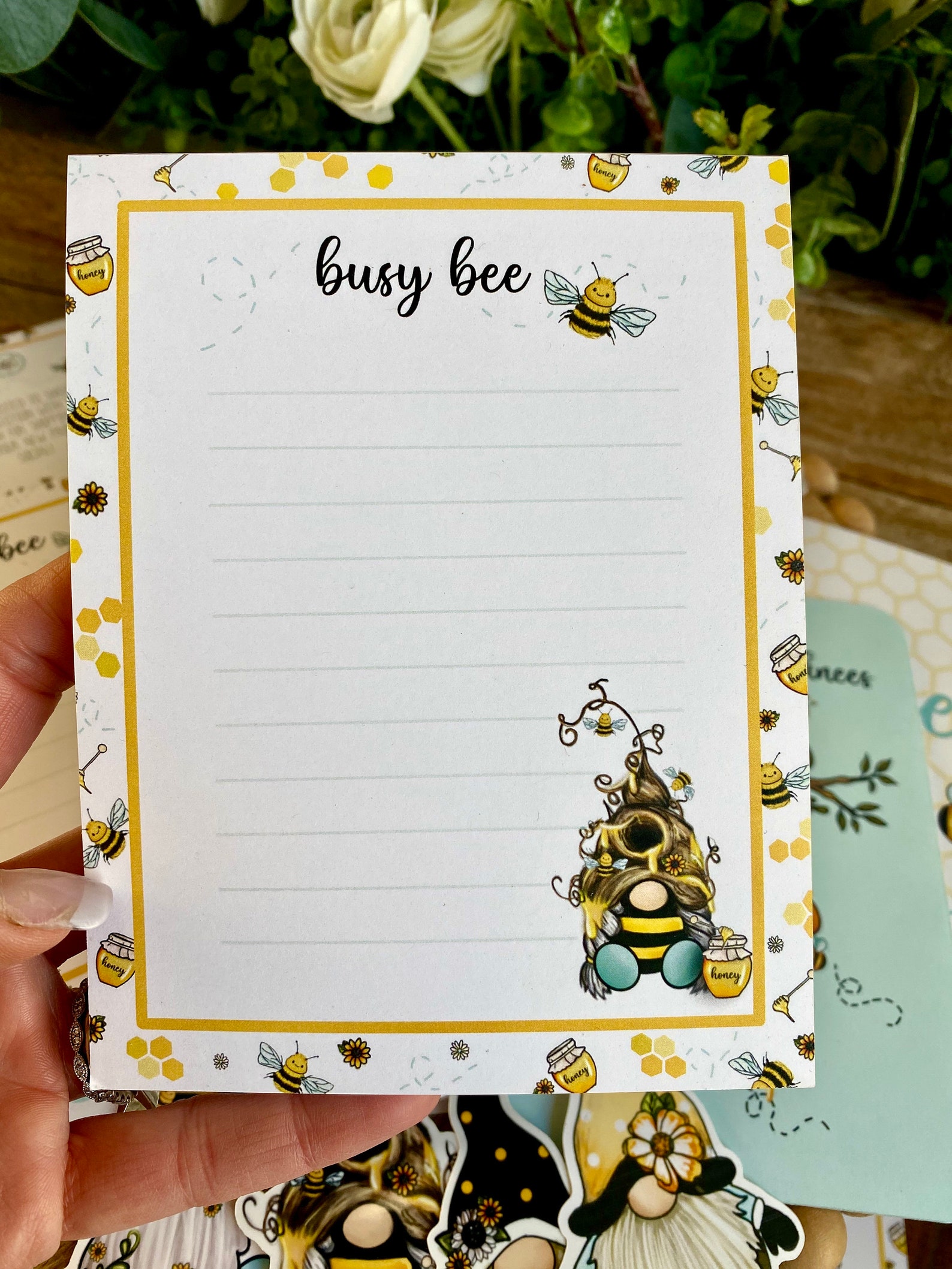 Bee Stationery Collection Bee Planner Stickers Vinyl Bee - Etsy