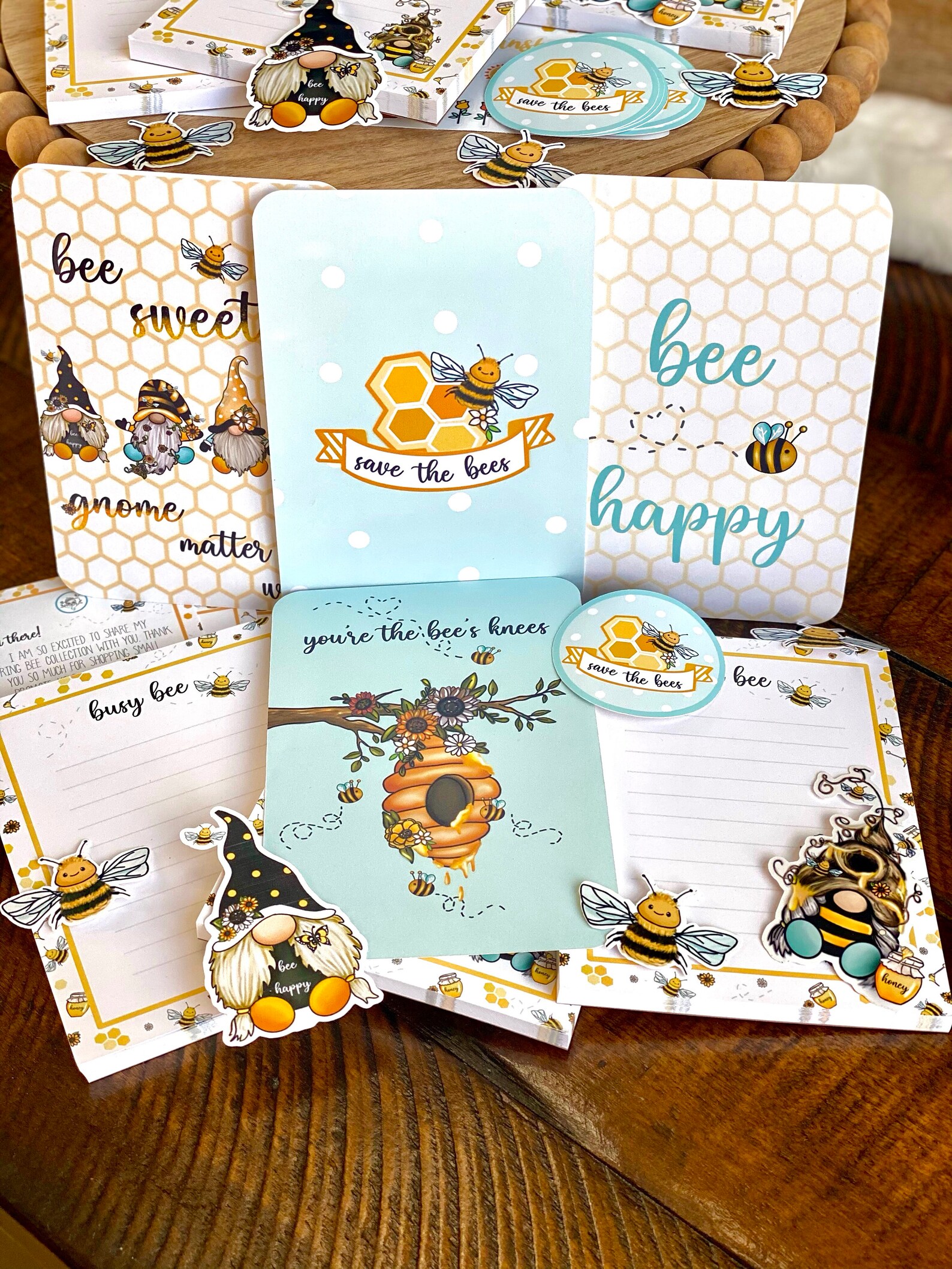 Bee Stationery Collection Bee Planner Stickers Vinyl Bee - Etsy