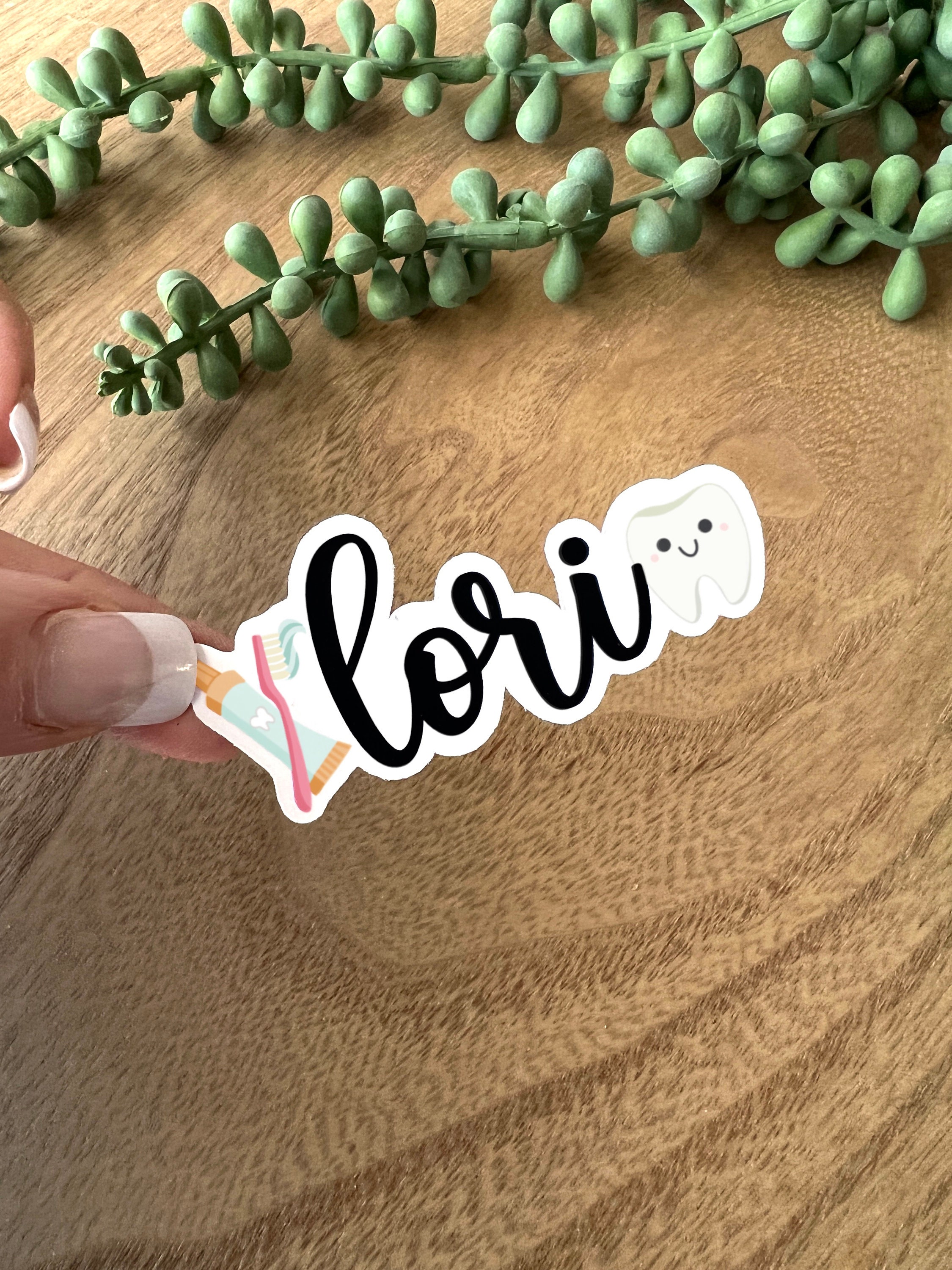 Personalized Occupation Name Sticker Teacher Name Sticker | Etsy