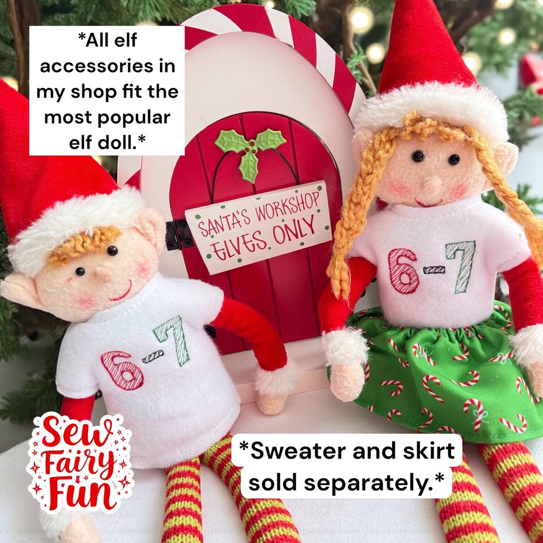 6-7 Elf Shirt, Six Seven Elf Outfit, Trendy Elf Accessories - Etsy