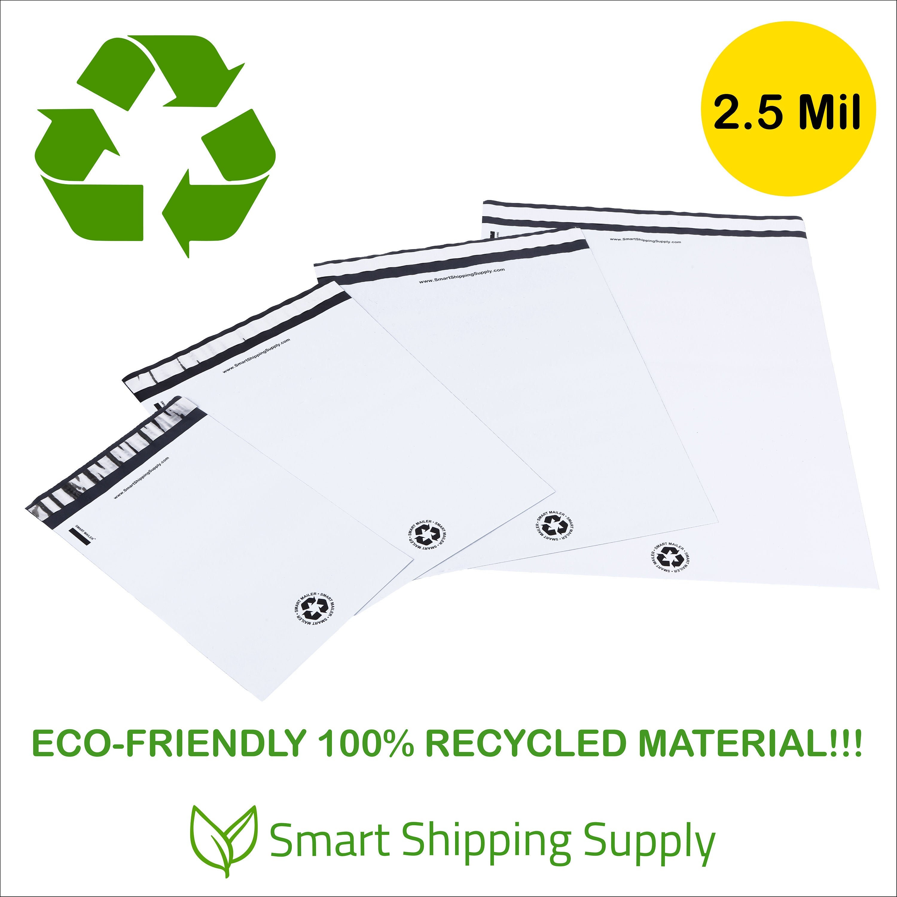 Poly Mailers - ECO-FRIENDLY Made From 100% Recycled Material ...