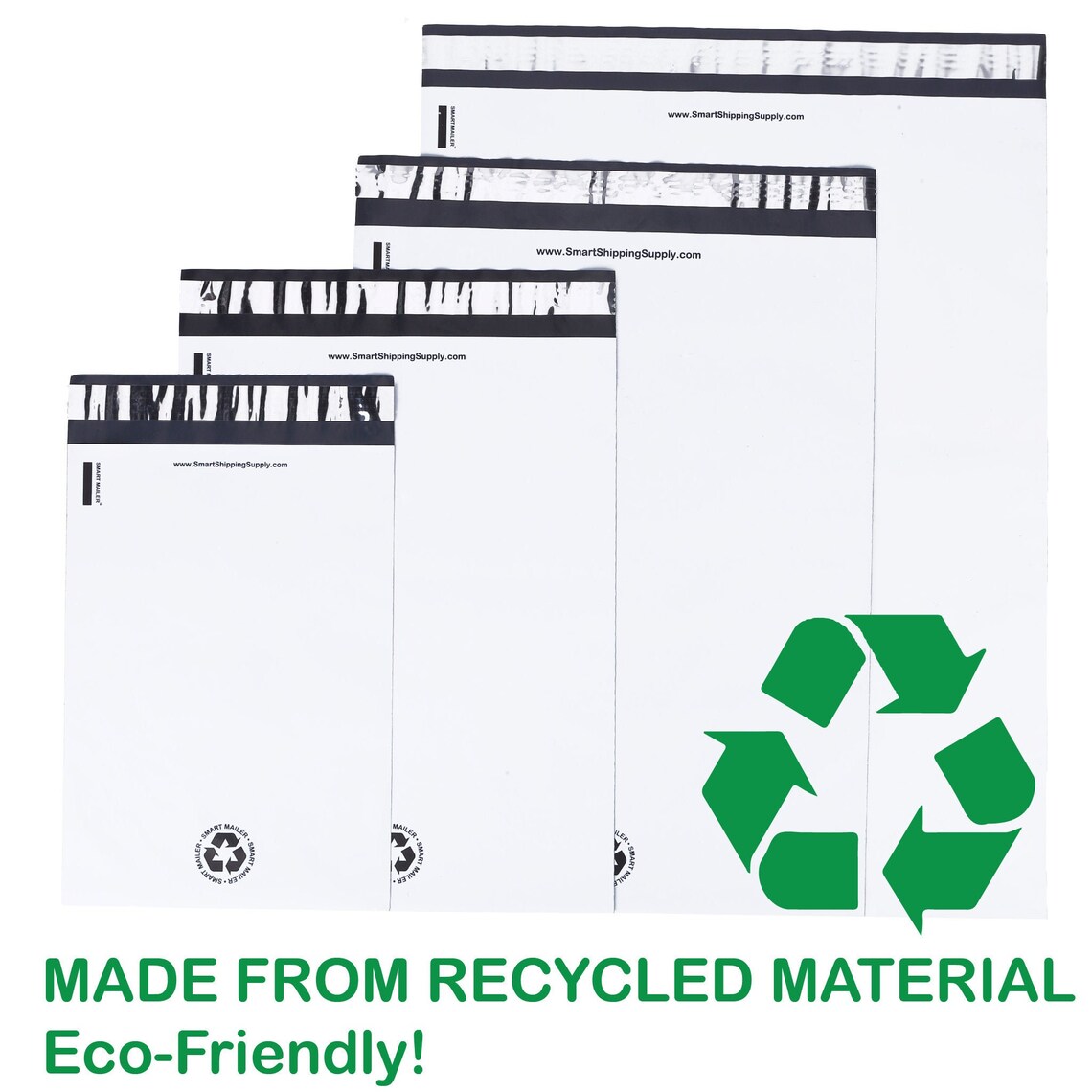 Poly Mailers - ECO-FRIENDLY Made From 100% Recycled Material ...
