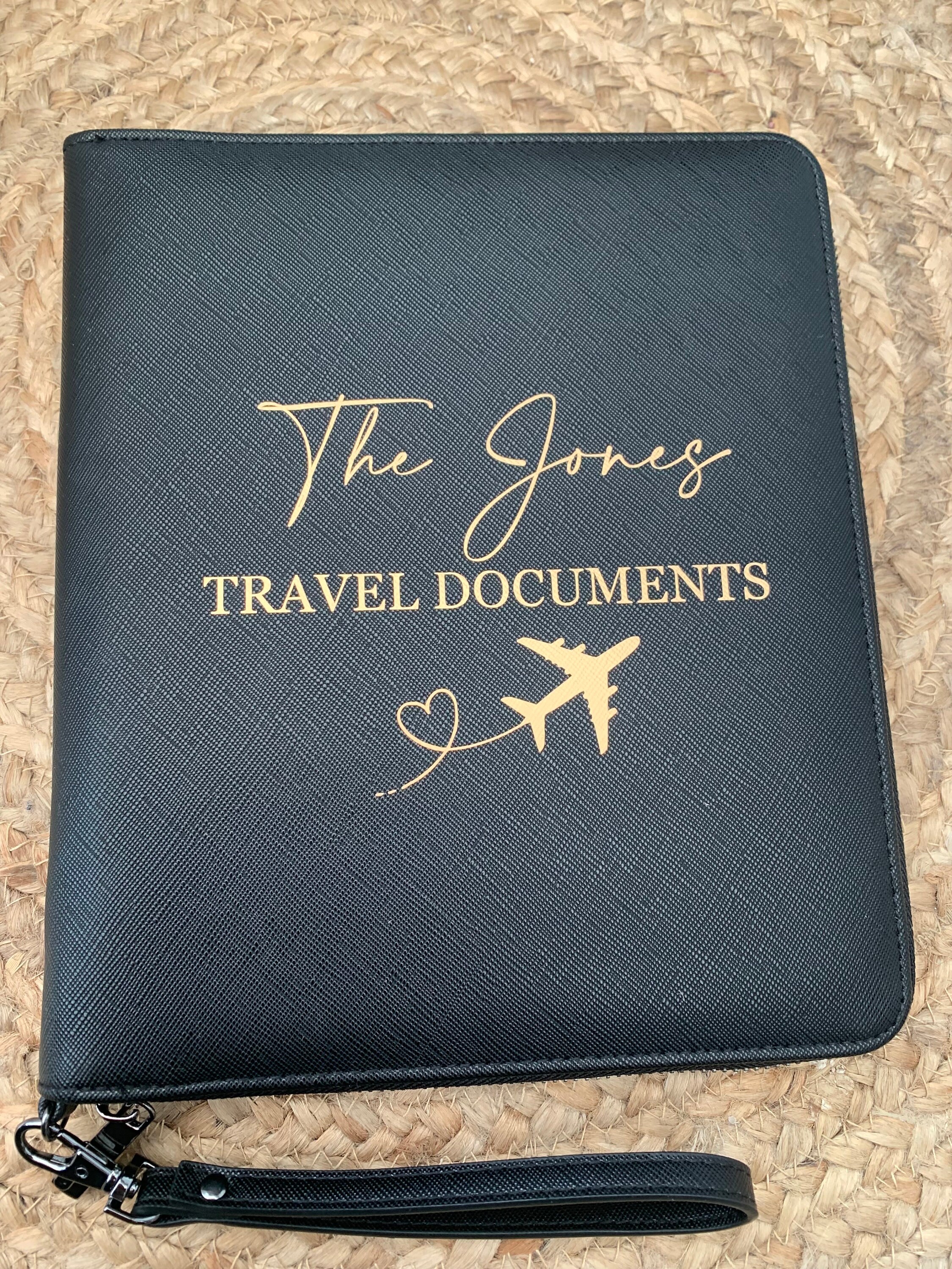 Personalised Travel Document Holder Gift for Couples Travel - Etsy UK
