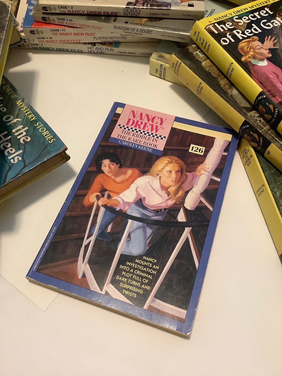 Nancy Drew 126 the Riddle in the Rare Book Minstrel Used Paperback - Etsy