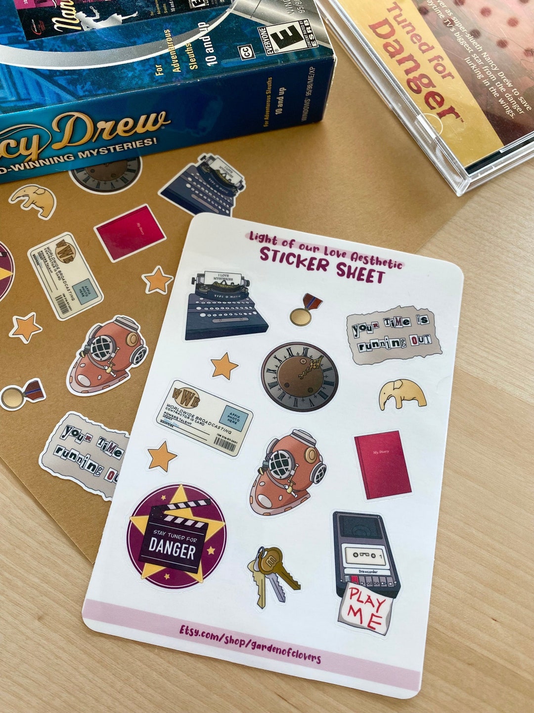 Mystery Solving Girl Detective Stay Tuned for Danger Inspired Sticker ...