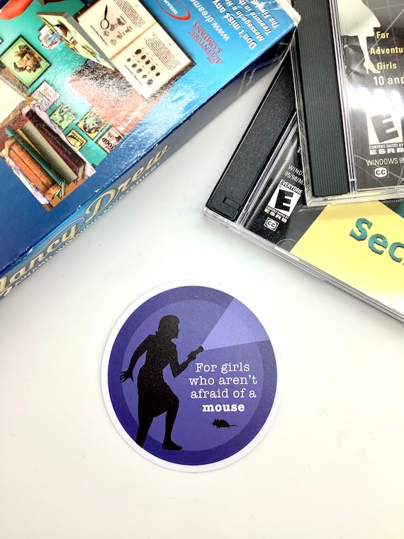 Nancy Drew Die-Cut Sticker For Girls Who Arent Afraid of a | Etsy