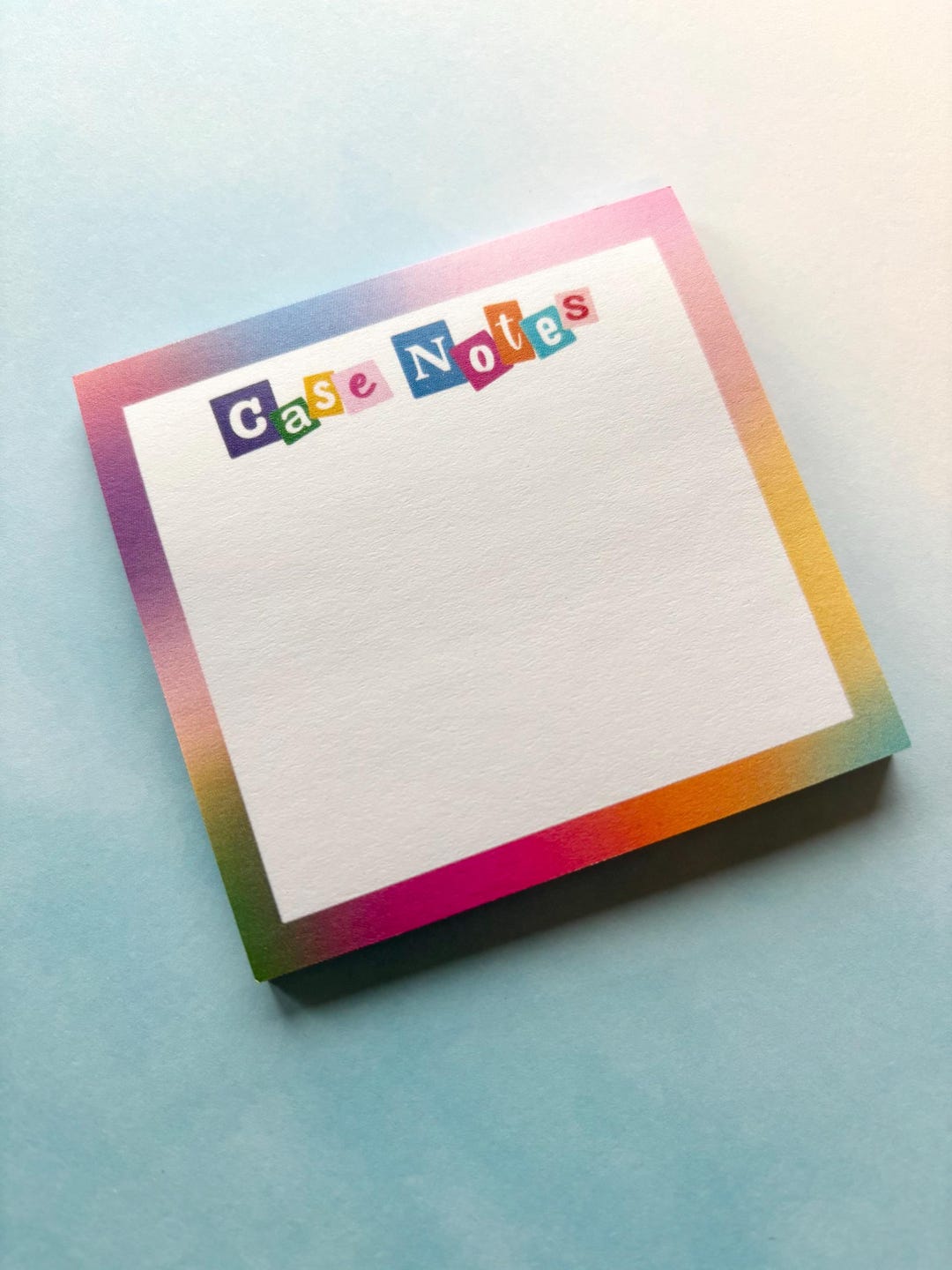 Case Notes Sticky Notes – Detective-inspired Rainbow Post-its | Nancy ...