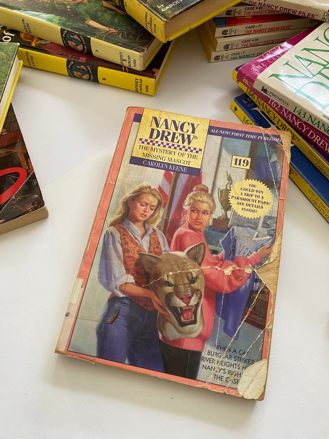 Nancy Drew 119 the Mystery of the Missing Mascot Minstrel Used ...