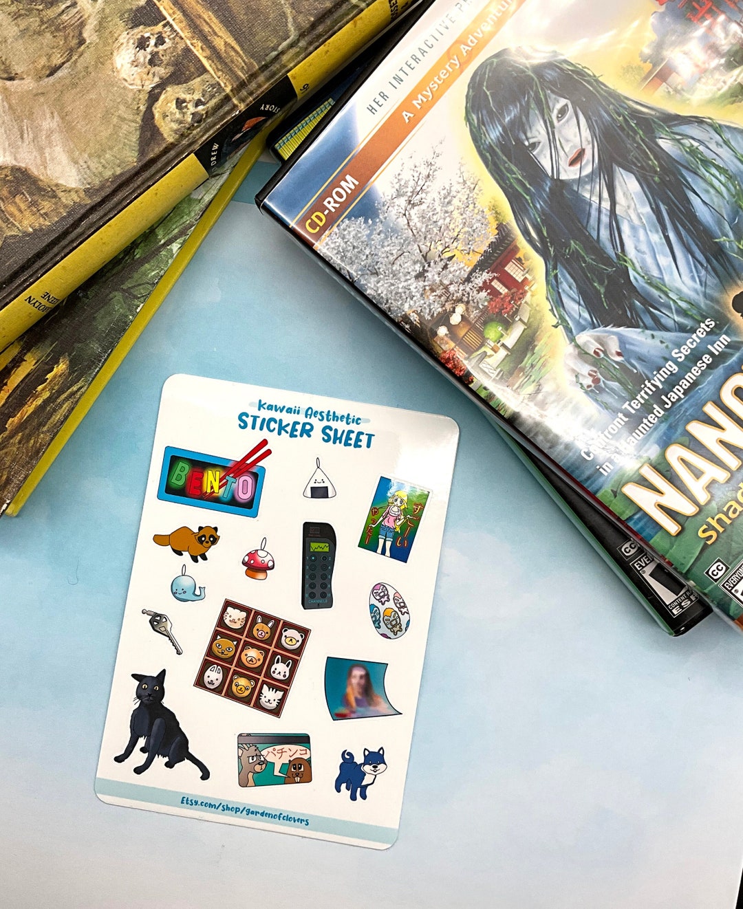 Mystery Solving Girl Detective Kawaii Japan Aesthetic Sticker Sheet for ...