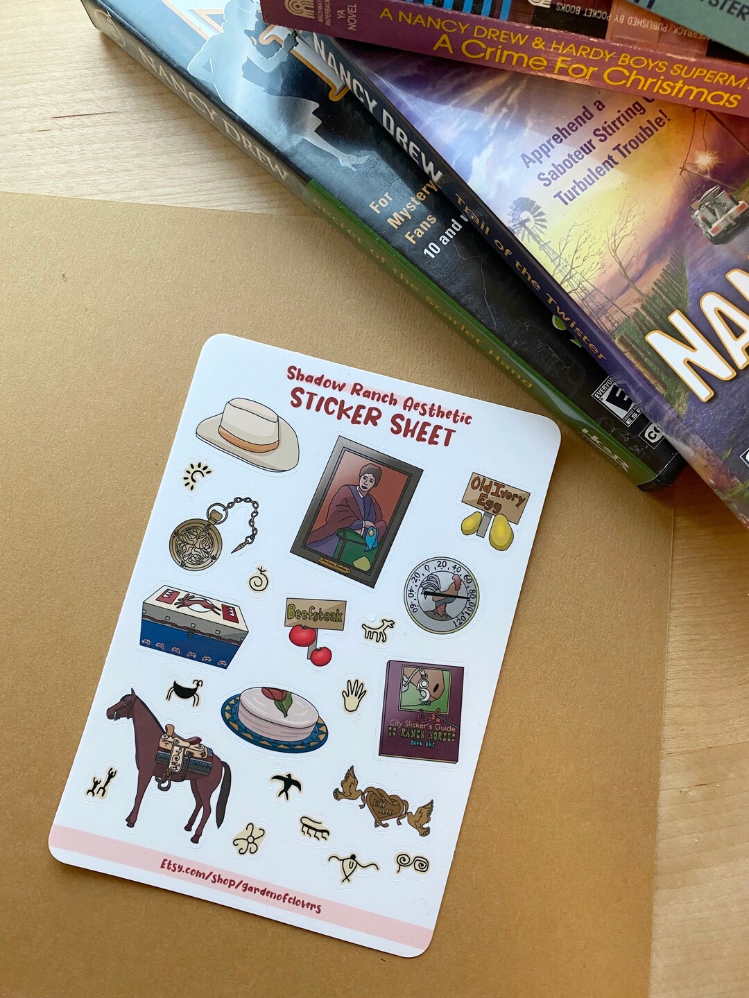 Mystery Solving Girl Detective Shadow Ranch Inspired Sticker Sheet for ...
