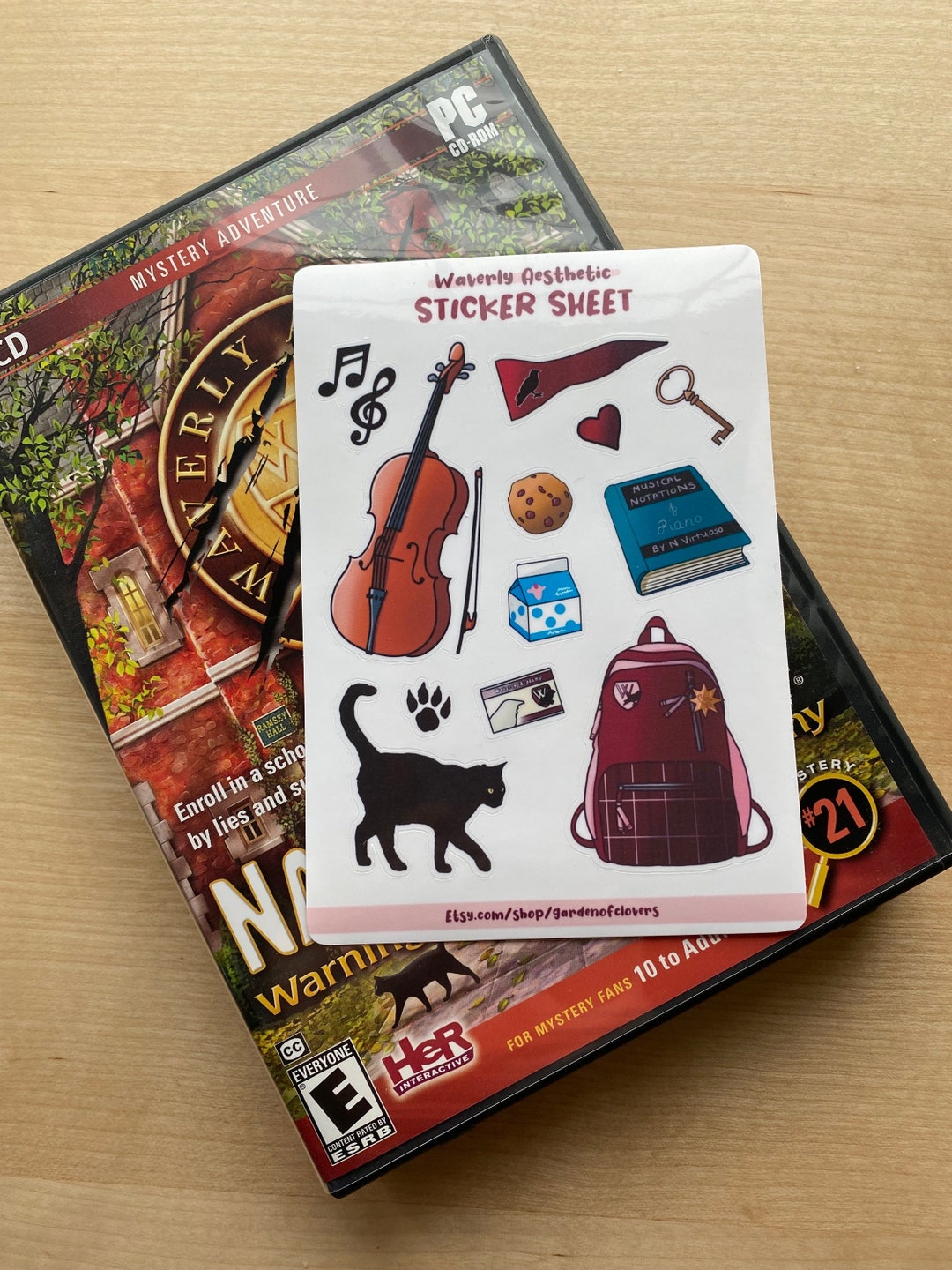 Mystery Solving Girl Detective Waverly Academy Inspired Sticker Sheet ...