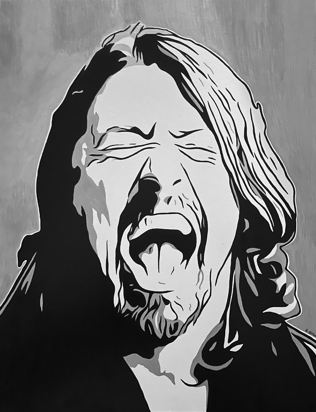 Dave Grohl 14X18 Pen & Ink - Etsy