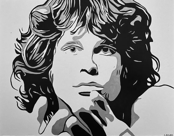 Jim Morrison Drawing
