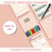 Student Planner Printable, Yearly Student Planner, Weekly Student ...