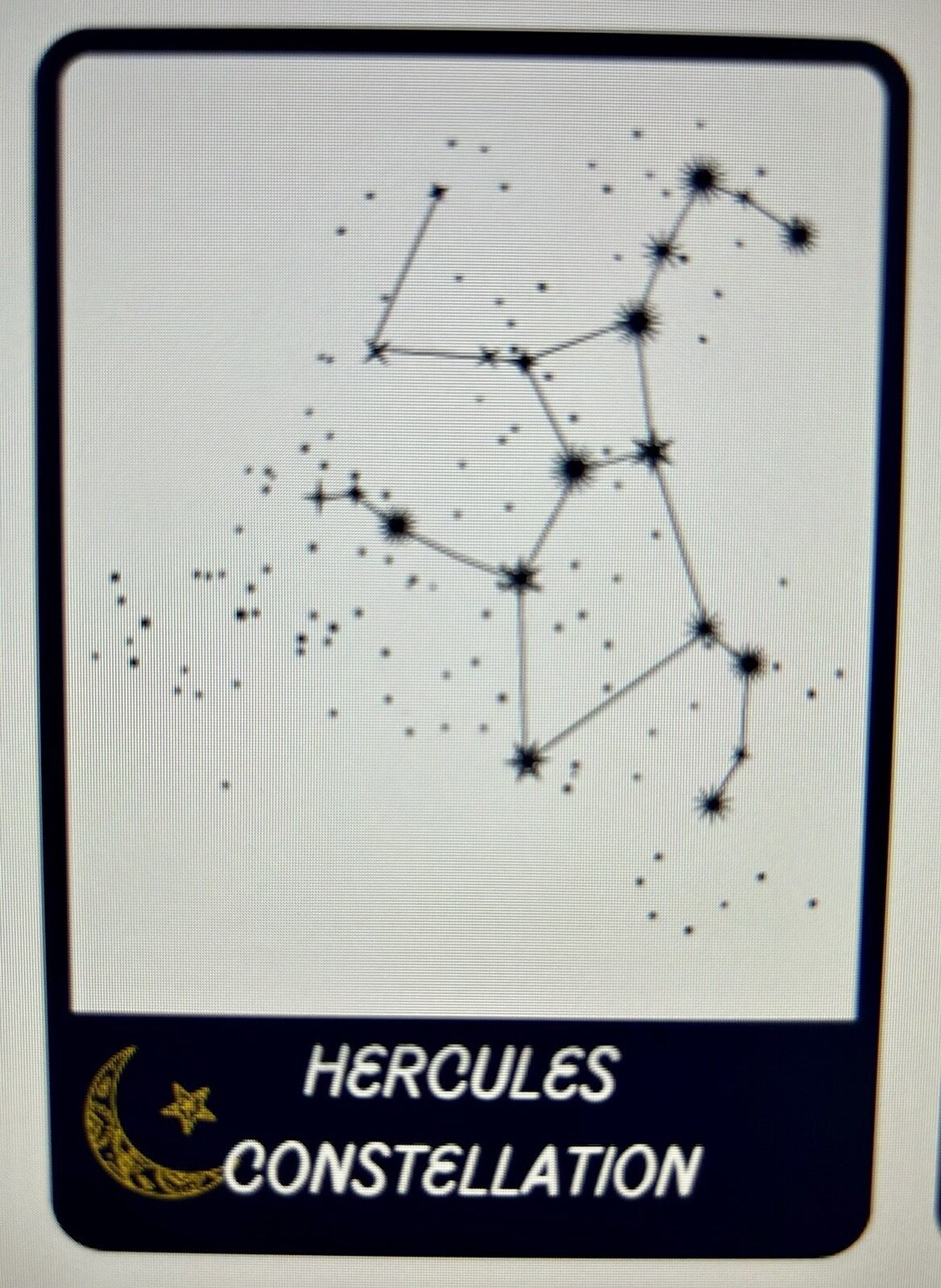 Constellation Cards -star Gazing - Etsy