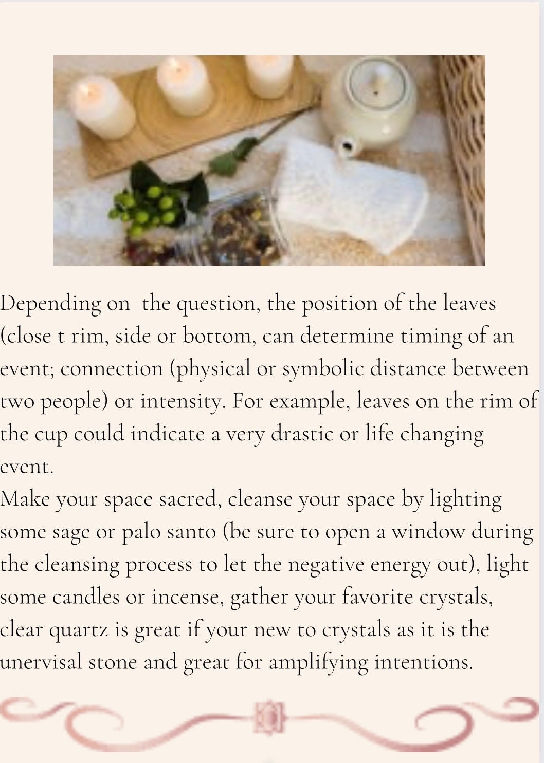 Tea Leaf Reading Booklet - Etsy