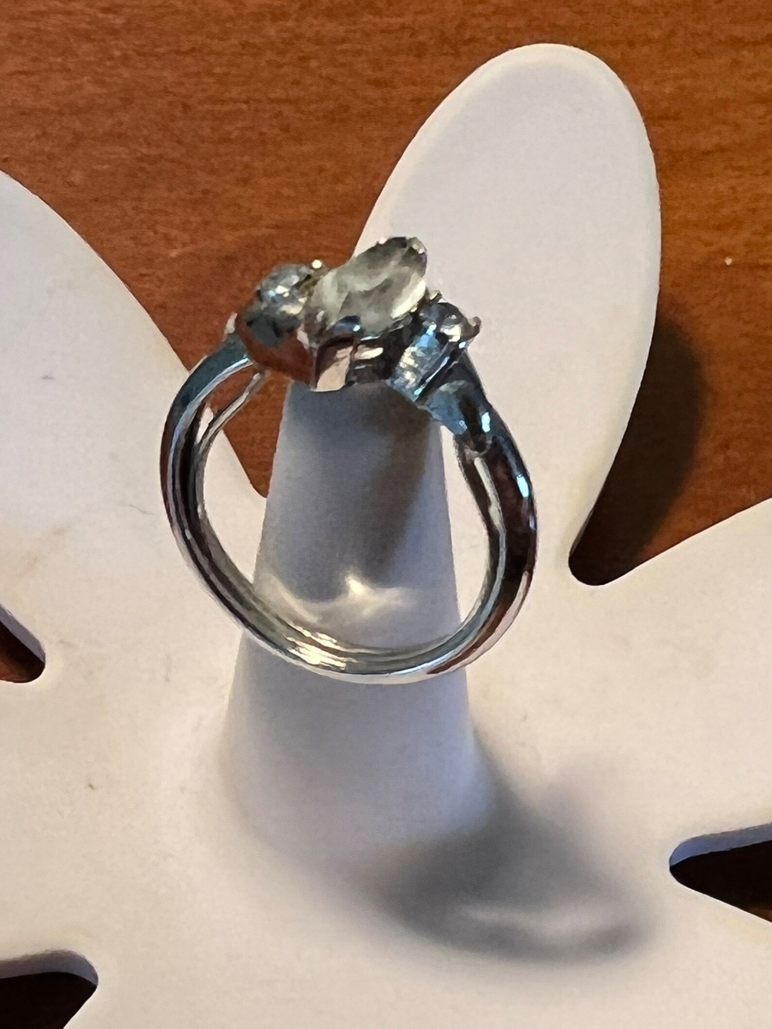 Vintage Avon Ring With Blue Gemstone in Diamond Shape Setting - Etsy