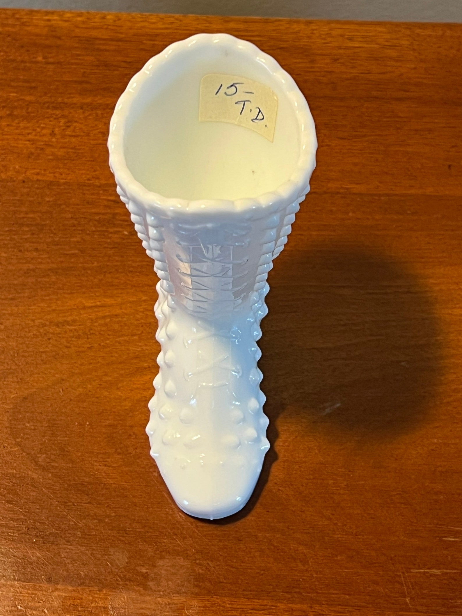Vintage Fenton Milk Glass Hobnail Boot Shoe White Lace - Etsy