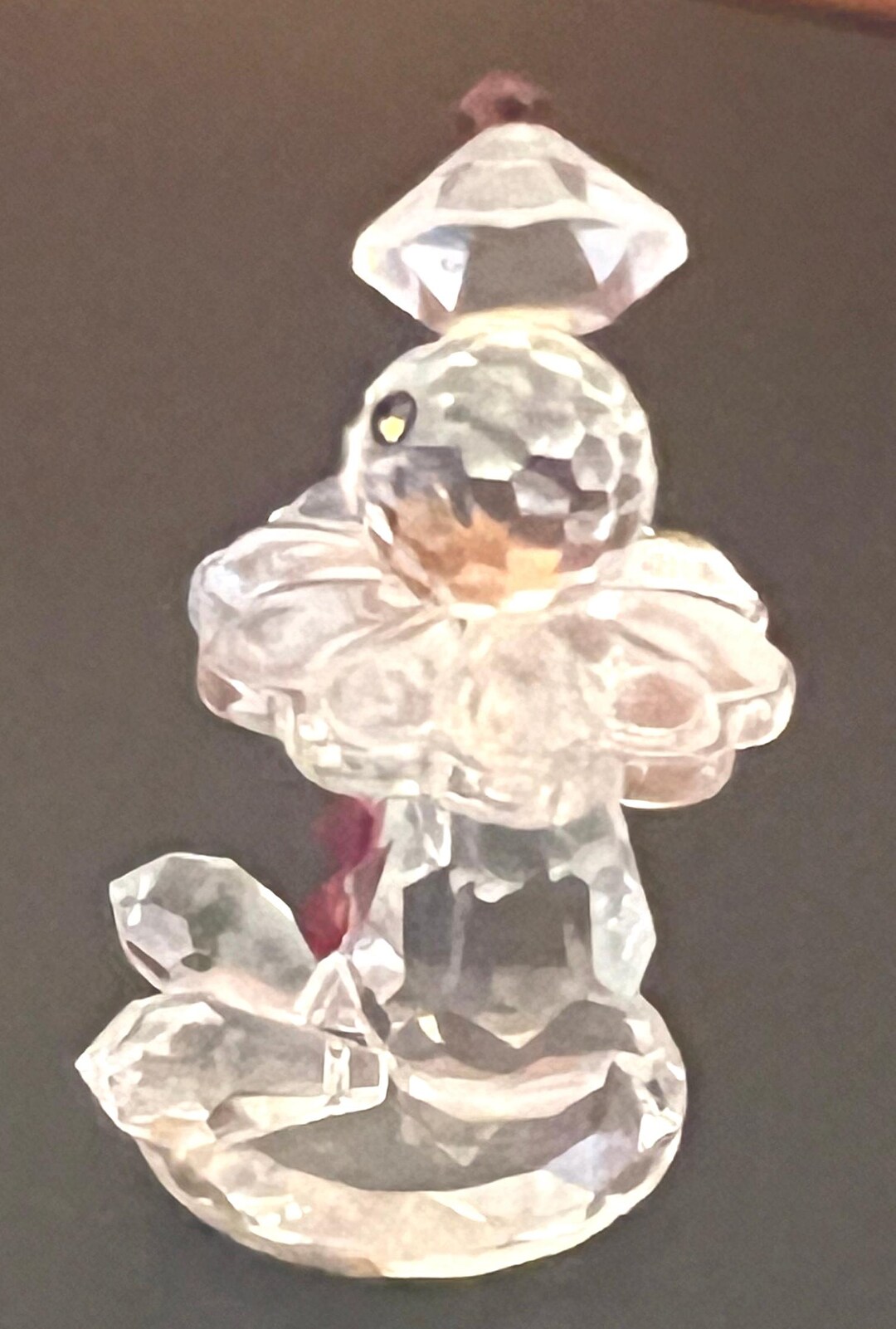Vintage Clown Crystal Figurine, Cute Glass Clown Figure, Clown ...