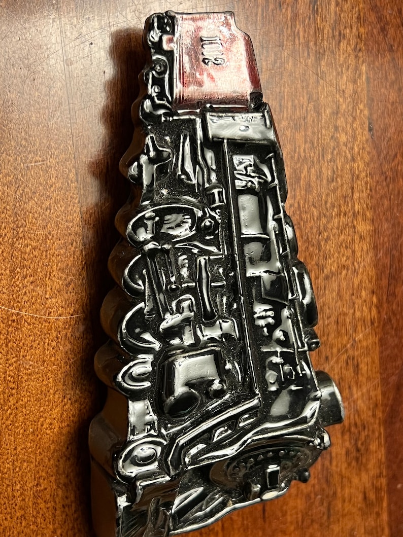 Vintage Locomotive Train Belt Buckle by Bergamot Brass Works, K-39, Train Engine Belt Buckle ...