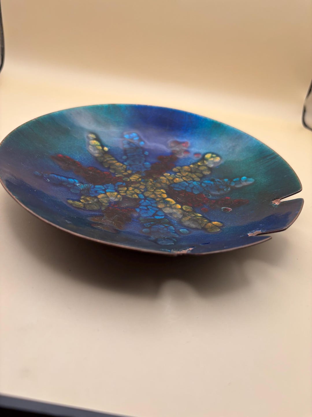 Vintage Bovano Enamel on Copper Plate: Decorative Wall Art - Etsy