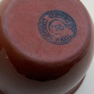 Vintage Guernsey Cooking Ware Brown Glazed Pottery Germany Lover ...