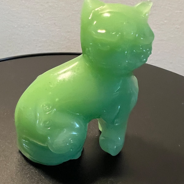 Jade Cat Figurines - Etsy