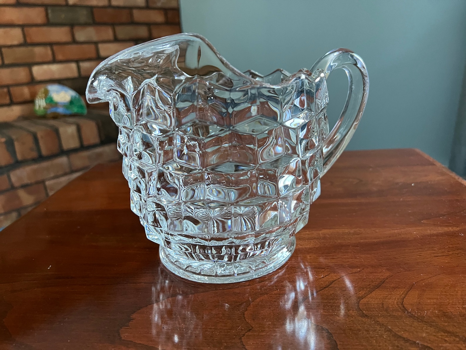 Vintage Fostoria American Pattern Pitcher 1950s Fostoria Pitcher ...
