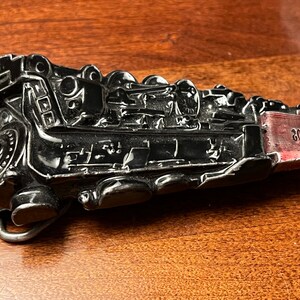 Vintage Locomotive Train Belt Buckle by Bergamot Brass Works, K-39, Train Engine Belt Buckle ...