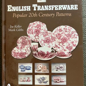English Transferware Popular 20th Century Patterns Book, Colorful ...