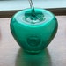 Vintage Blenko Green Glass Apple Paperweight Apples Bookend - Etsy