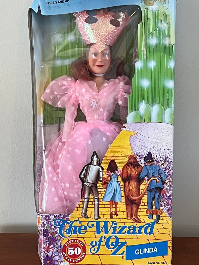 Vintage Glinda the Good Witch Doll From the Wizard of Oz 50th - Etsy