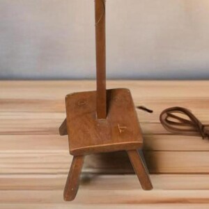 Cushman Colonial Creations Bridge Lamp No. 3-82 Rustic Cushman Lamp ...