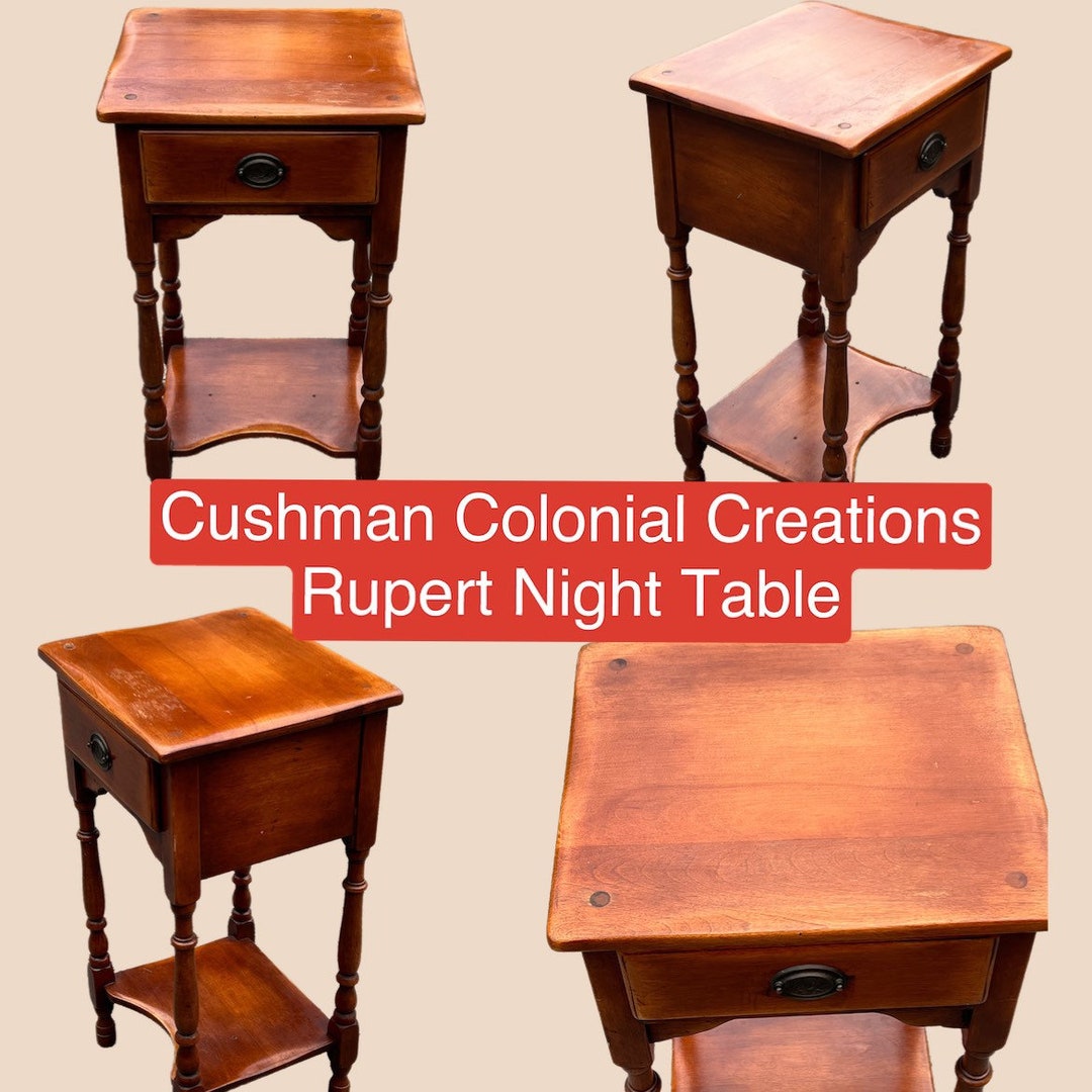 Cushman Colonial Creations Captain John Norton Night Table No. - Etsy