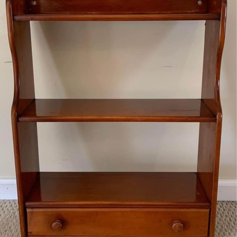 Vintage Book Shelf - Etsy